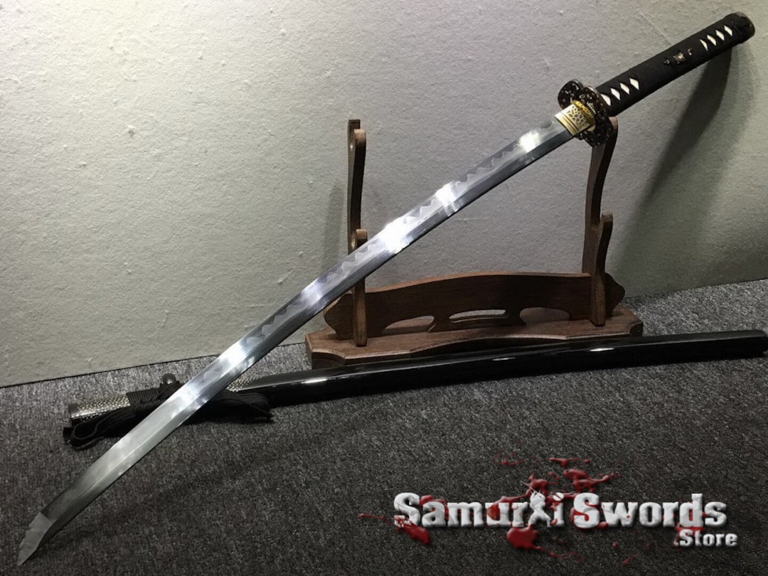 Full Tang T10 Steel Japanese Katana Sword With HQ Copper Fittings ...