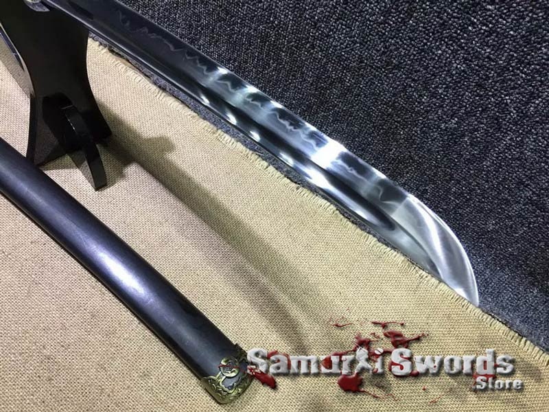 Custom Tachi for Sale Hand Forged Tachi Sword With Ebony Wood - Etsy