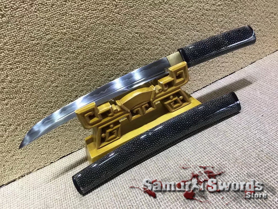 Full Tang Japanese Tanto, Hand Made Tanto Blade With Double Bohi ...