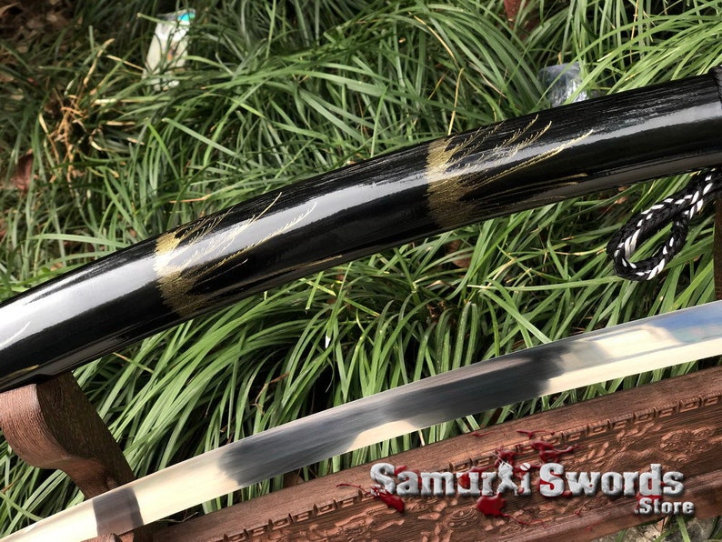 Full Tang Custom Tachi Sword Shinken Tachi Sword With Black | Etsy