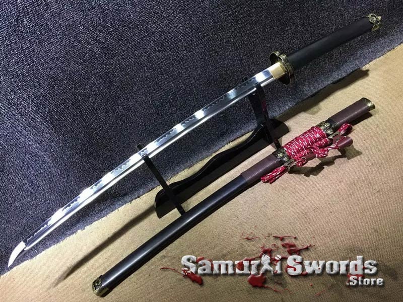 Custom Tachi for Sale Hand Forged Tachi Sword With Ebony Wood - Etsy