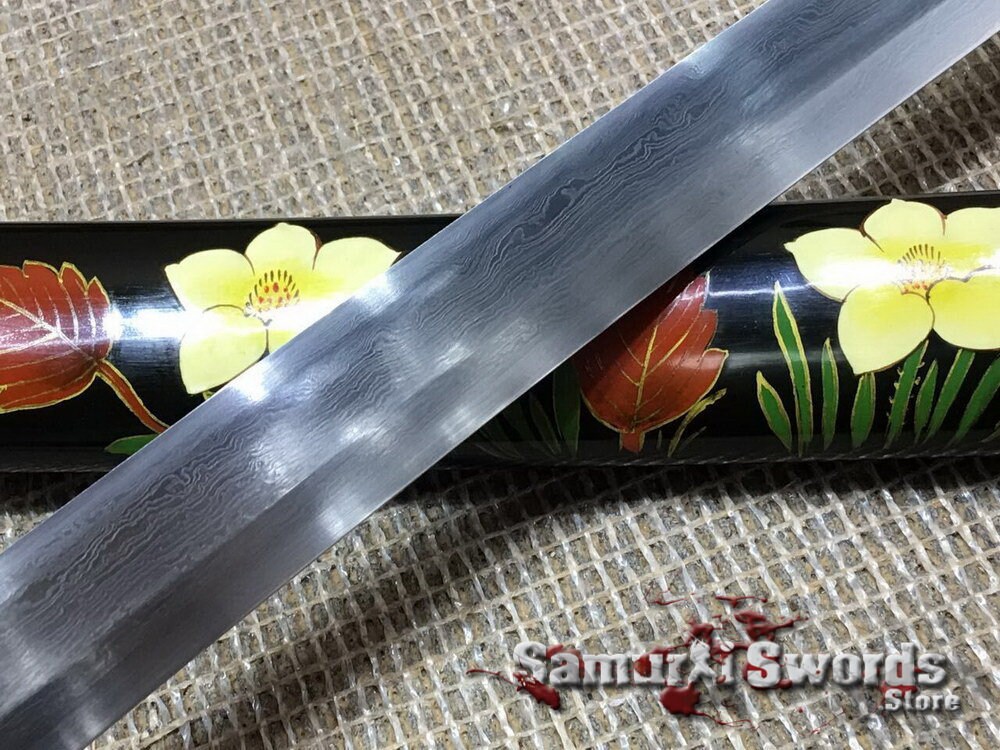 Sword Real JZSWORDS Handmade Katana Sword - High Carbon Steel Samurai ...