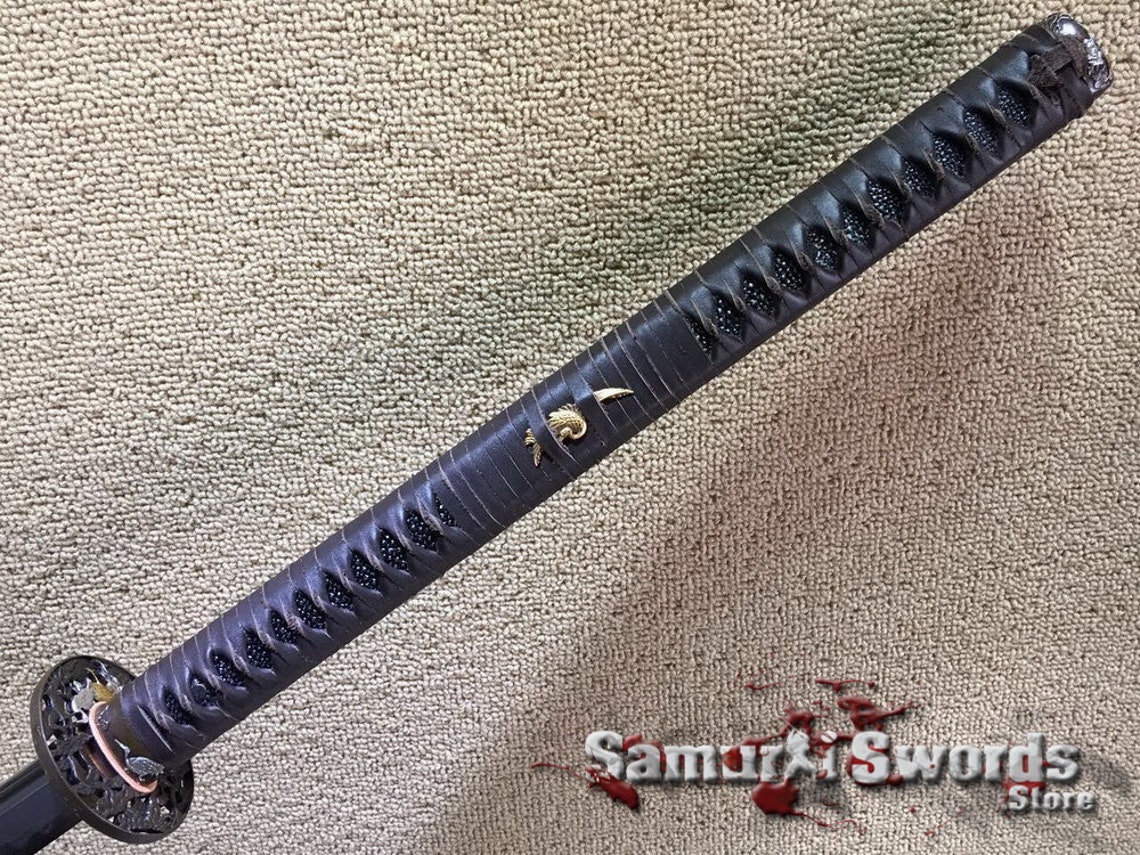 Japanese Nagamaki Blade Hand Made Nagamaki With Wood Saya - Etsy