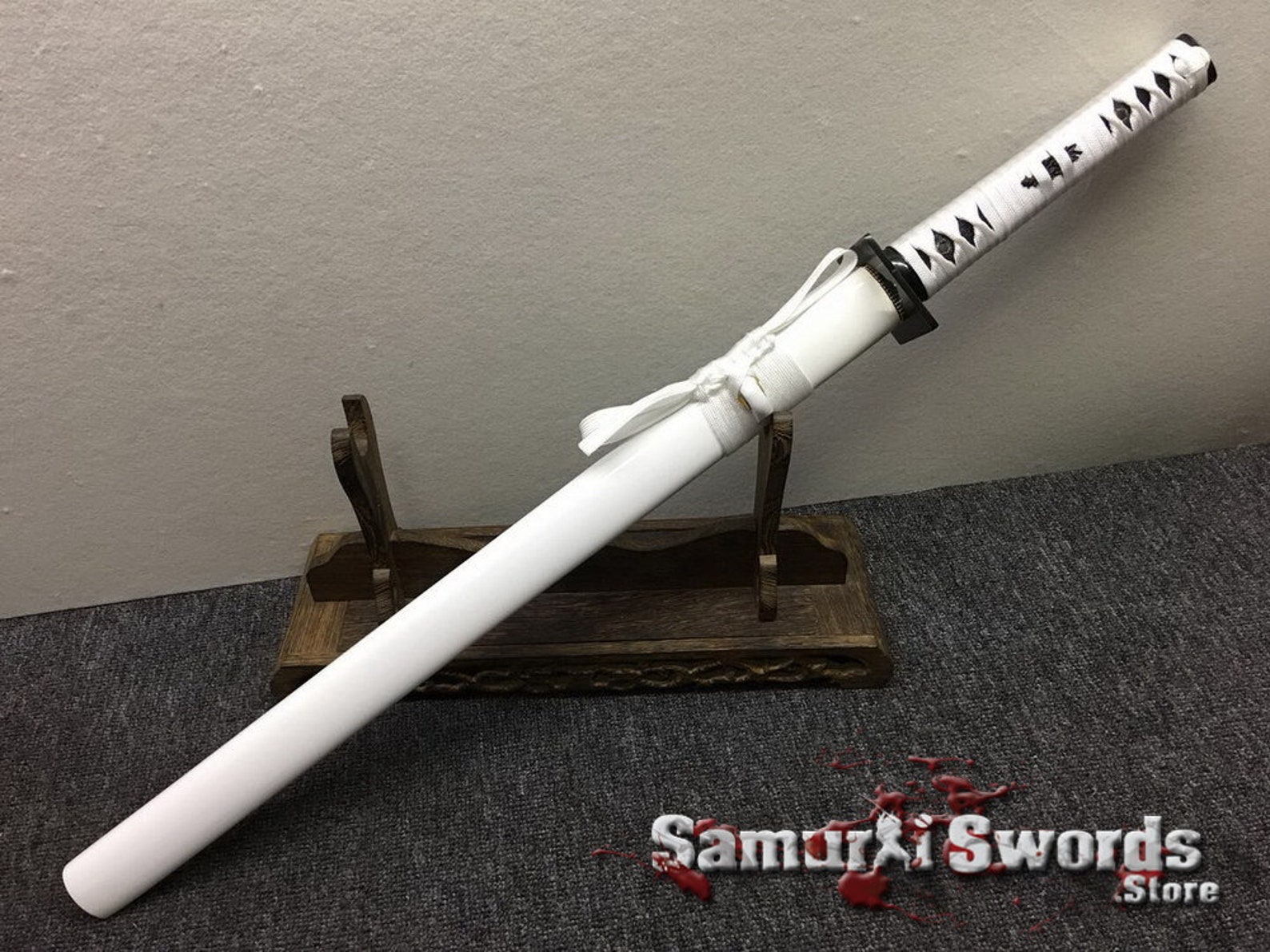 Wakizashi Ninjato Sword for Sale With Black Acid Dye Real | Etsy