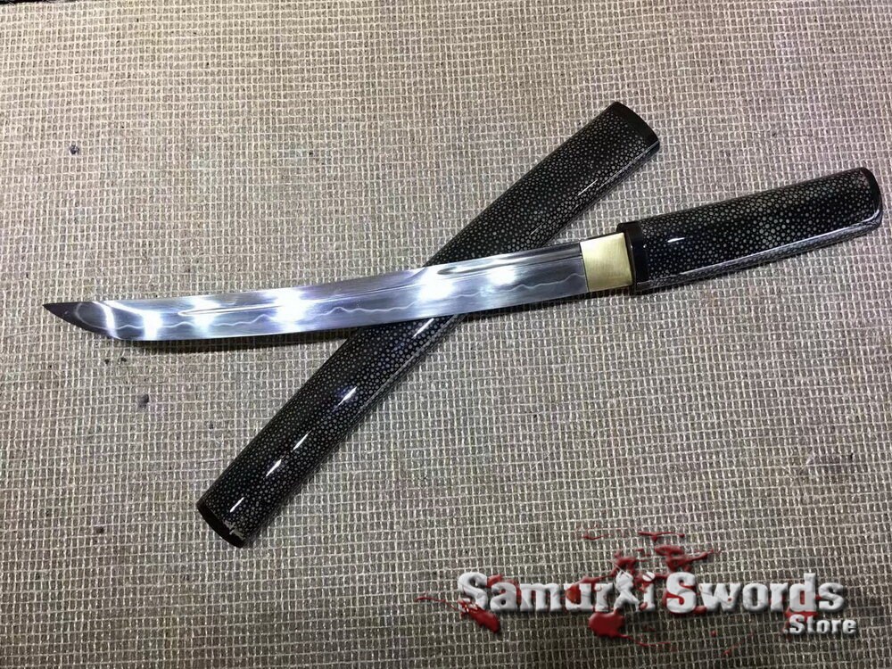Full Tang Japanese Tanto Hand Made Tanto Blade With Double - Etsy