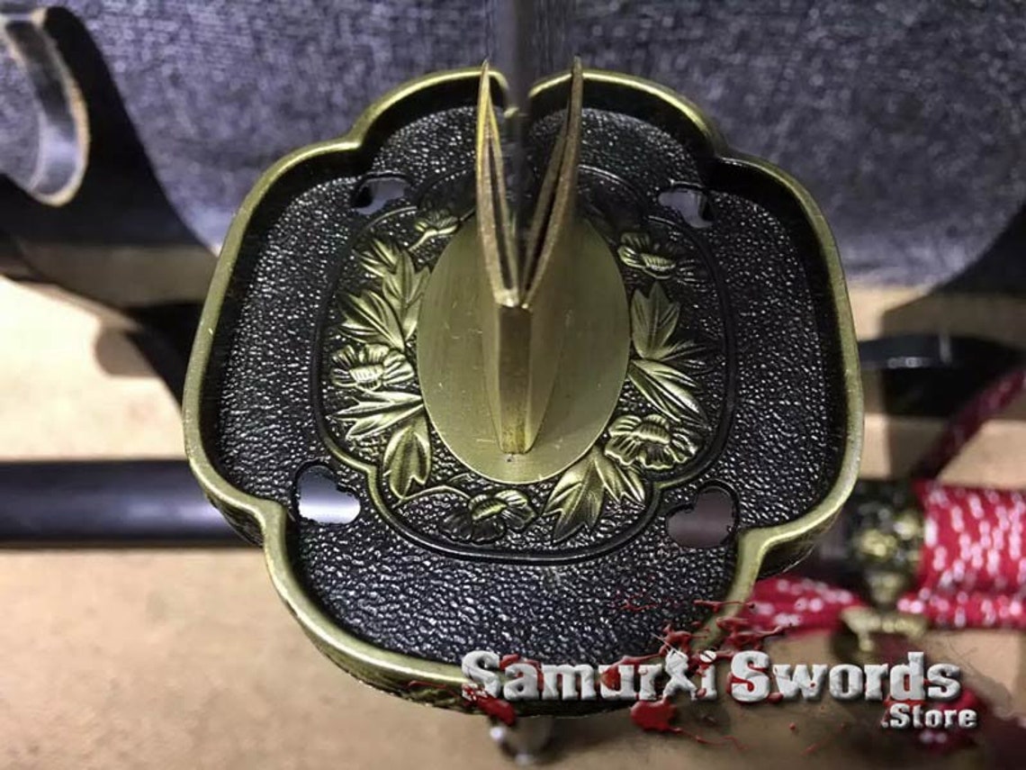 Custom Tachi for Sale Hand Forged Tachi Sword With Ebony Wood - Etsy