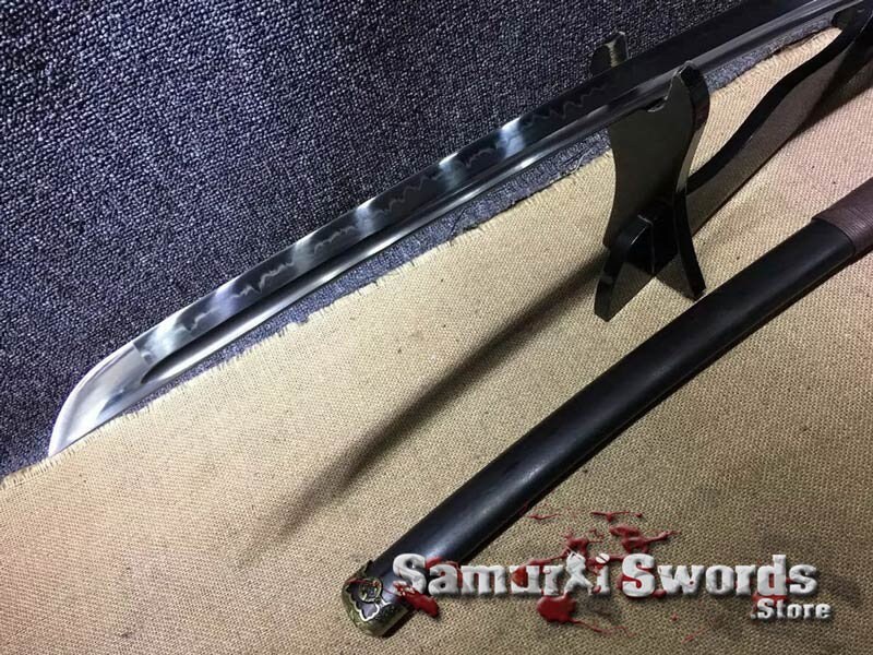 Custom Tachi for Sale Hand Forged Tachi Sword With Ebony Wood - Etsy