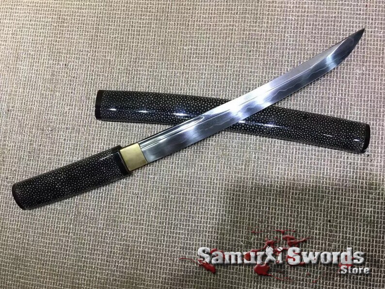 Full Tang Japanese Tanto Hand Made Tanto Blade With Double - Etsy