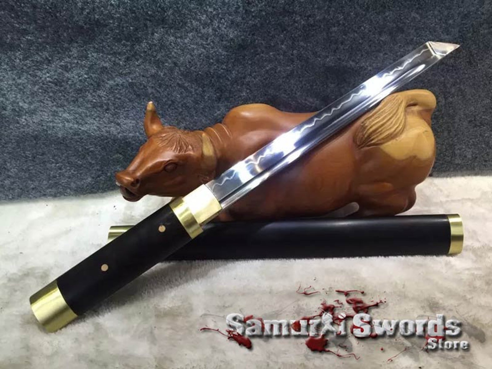 Samurai Tanto Knife Hand Made Tanto for Sale T10 Clay | Etsy