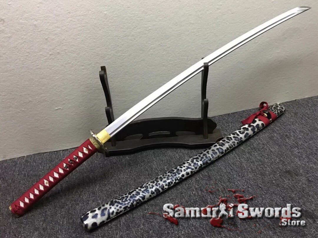 Custom Katana Sword for Sale, Full Tang Katana Samurai Sword With ...