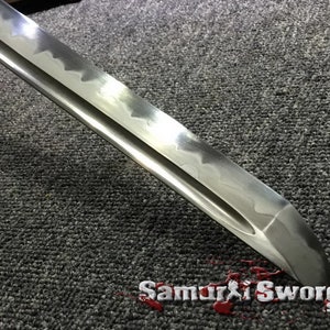 Full Tang Real Ninjato Sword, Custom Ninjato Blade With Hadori Polish ...