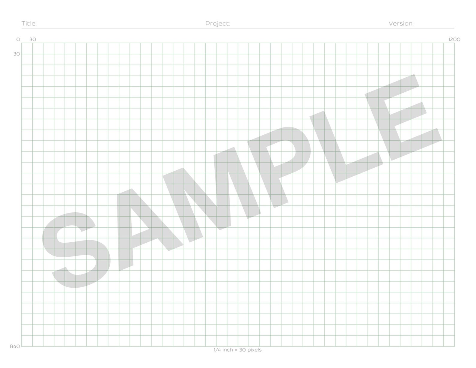 UX Design Sketching Templates Deliverable Printable Graph Paper - Etsy