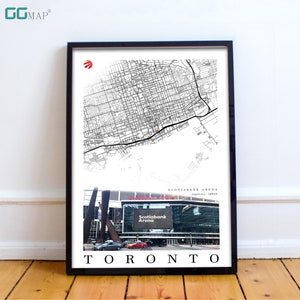 City Map of TORONTO - Air Canada Centre - Home Decor Toronto - Air ...