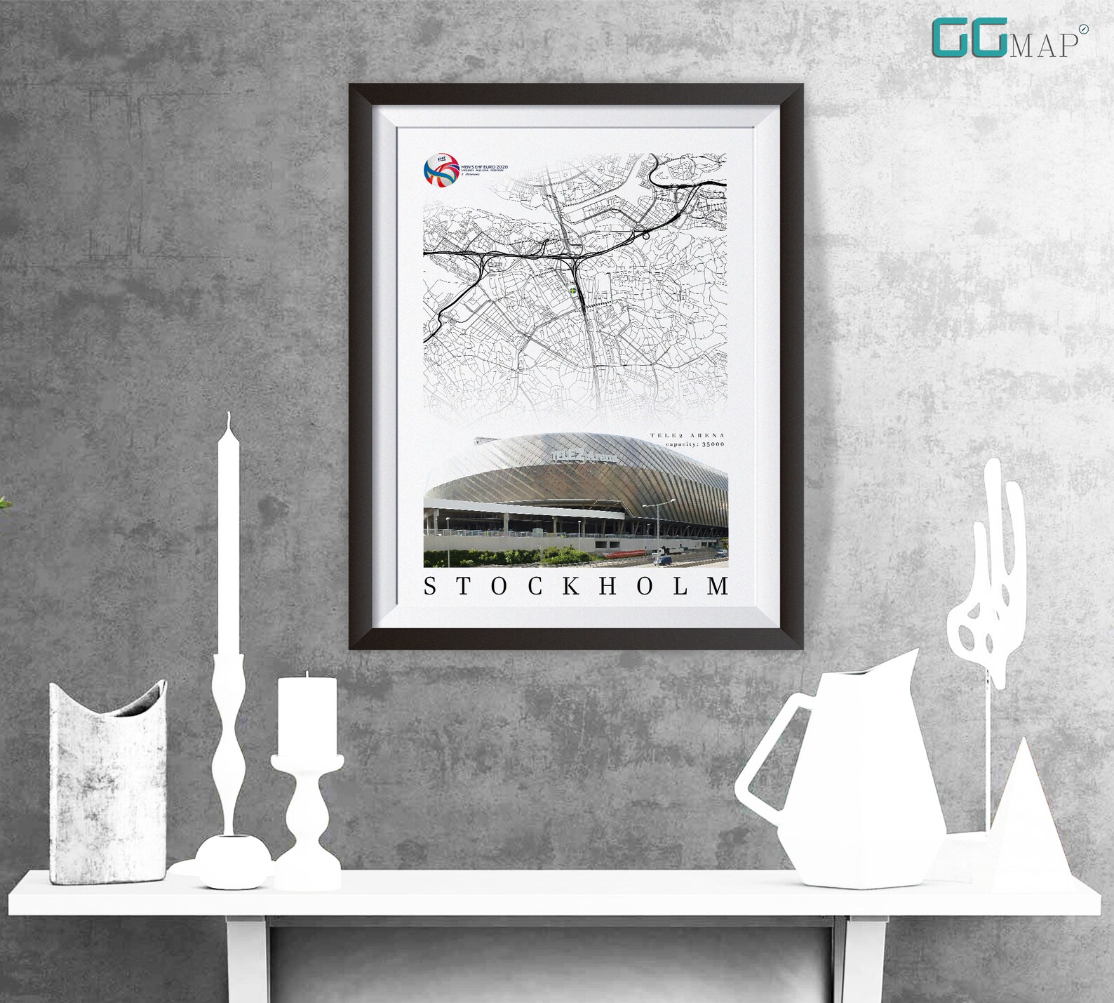 City Map of STOCKHOLM Tele2 Arena Home Decor Tele2 Arena Tele2 Arena ...