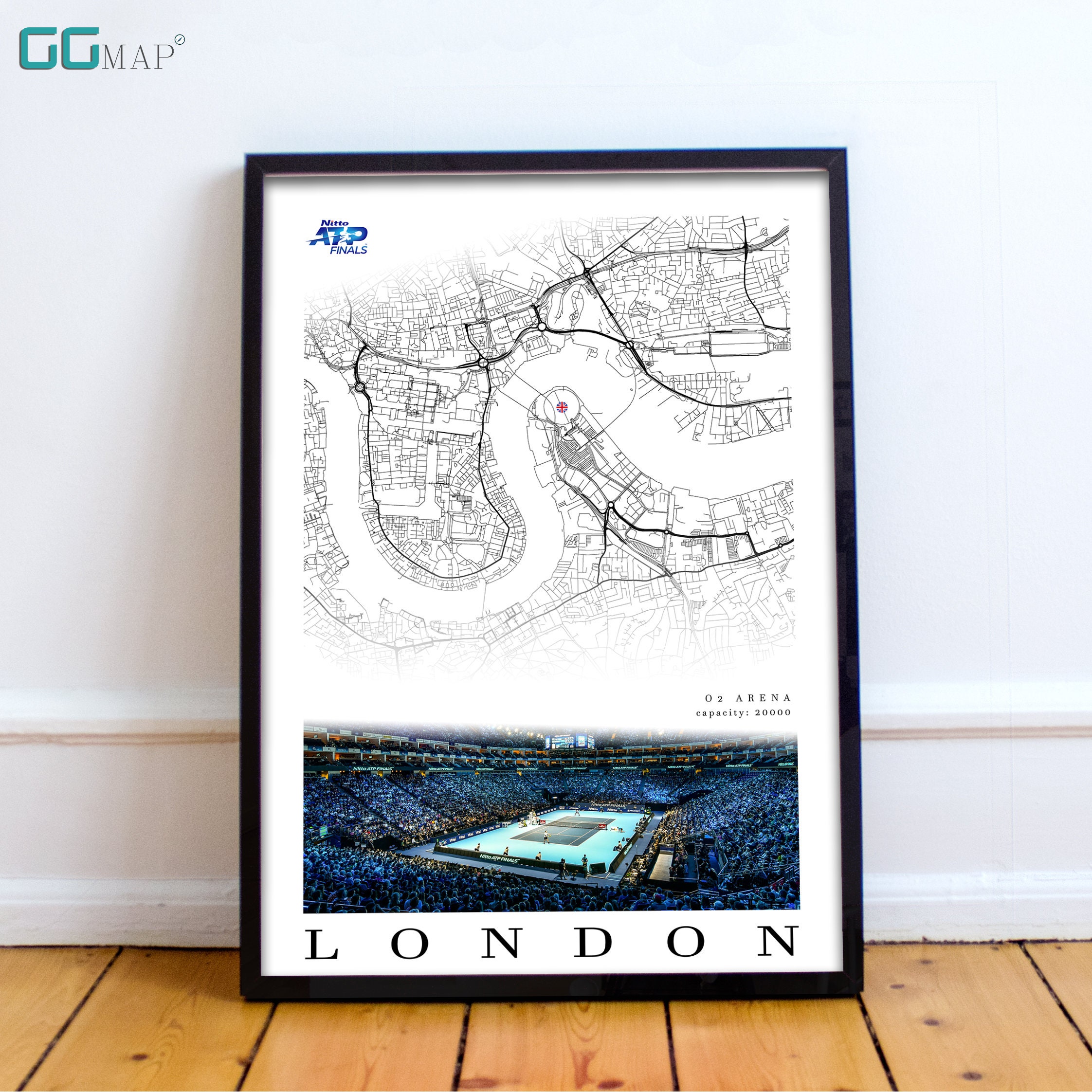 City Map of LONDON O2 Arena O2 Arena Wall Decor O2 Arena - Etsy