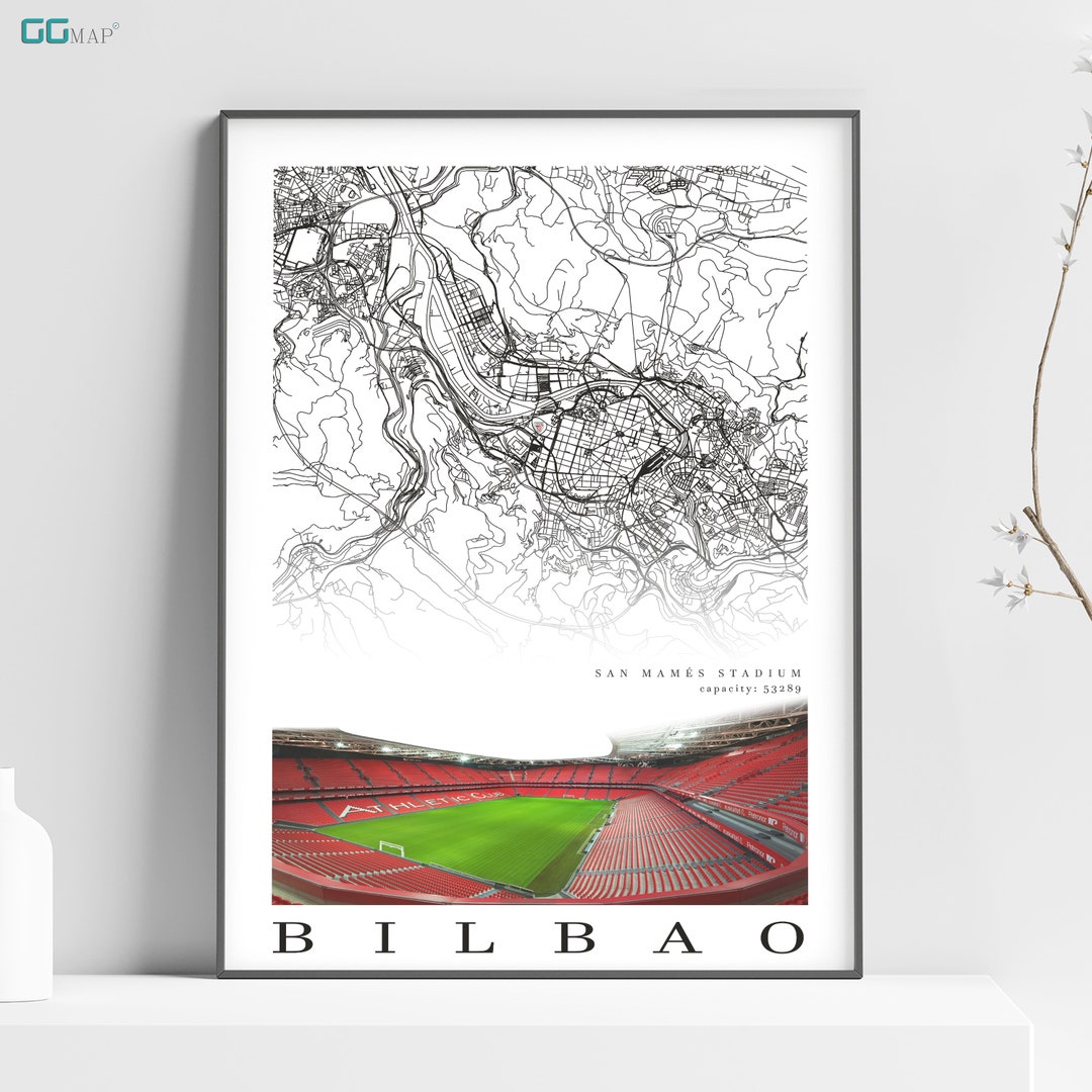 City Map of SAN SEBASTIAN - Estadio Anoeta - Home Decor Estadio Anoeta ...