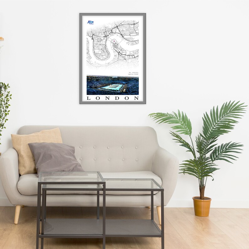 City Map of LONDON O2 Arena O2 Arena Wall Decor O2 Arena - Etsy