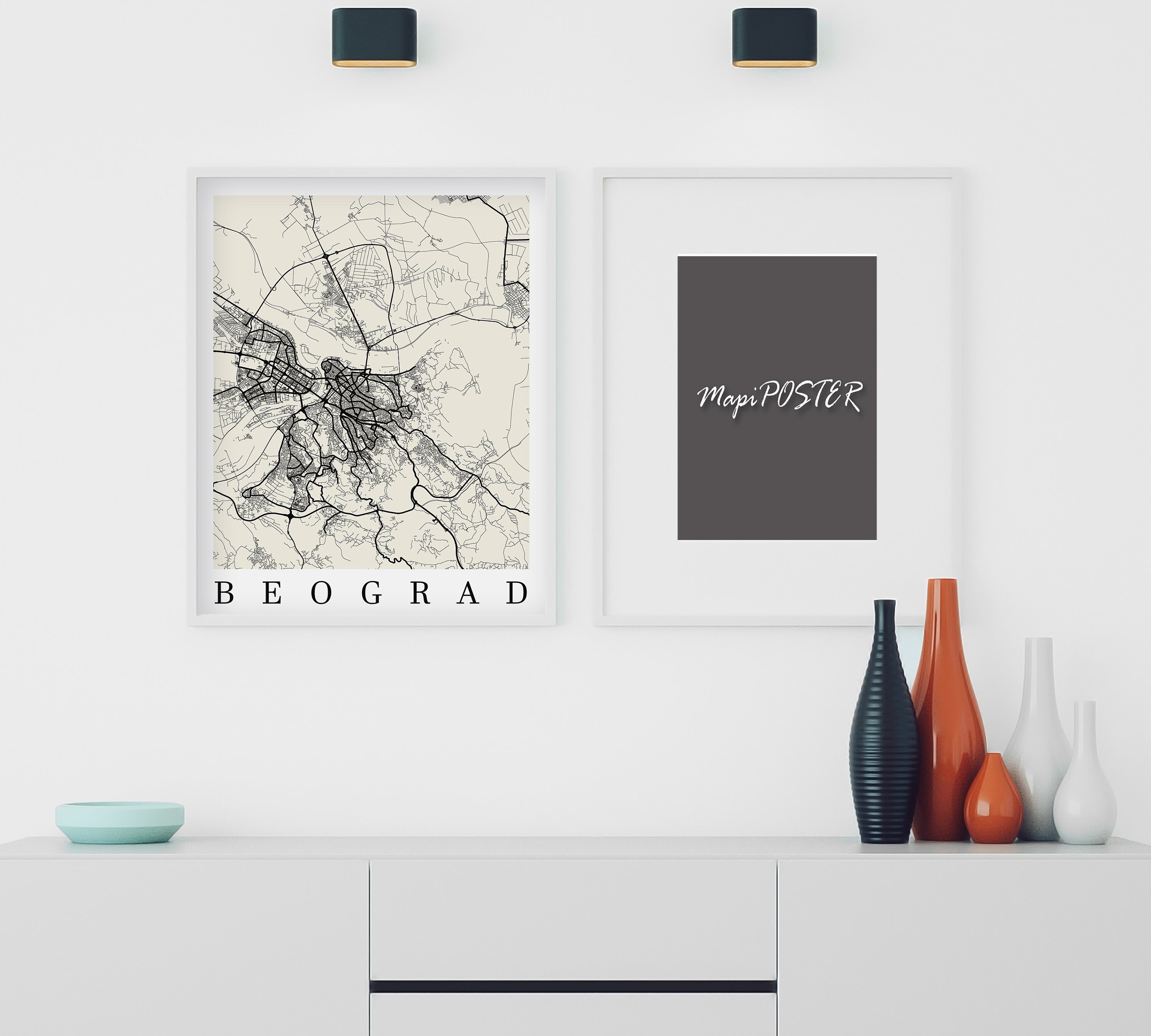 BEOGRAD Stadtplan Map Art BEOGRAD Karte Map Art BEOGRAD Karte Map Art ...