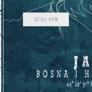 City Map of JAJCE Home Decor Wall Decor Office Map Travel Map Print Map ...