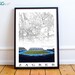 City Map of ZAGREB Stadium Maksimir Home Decor Stadium - Etsy