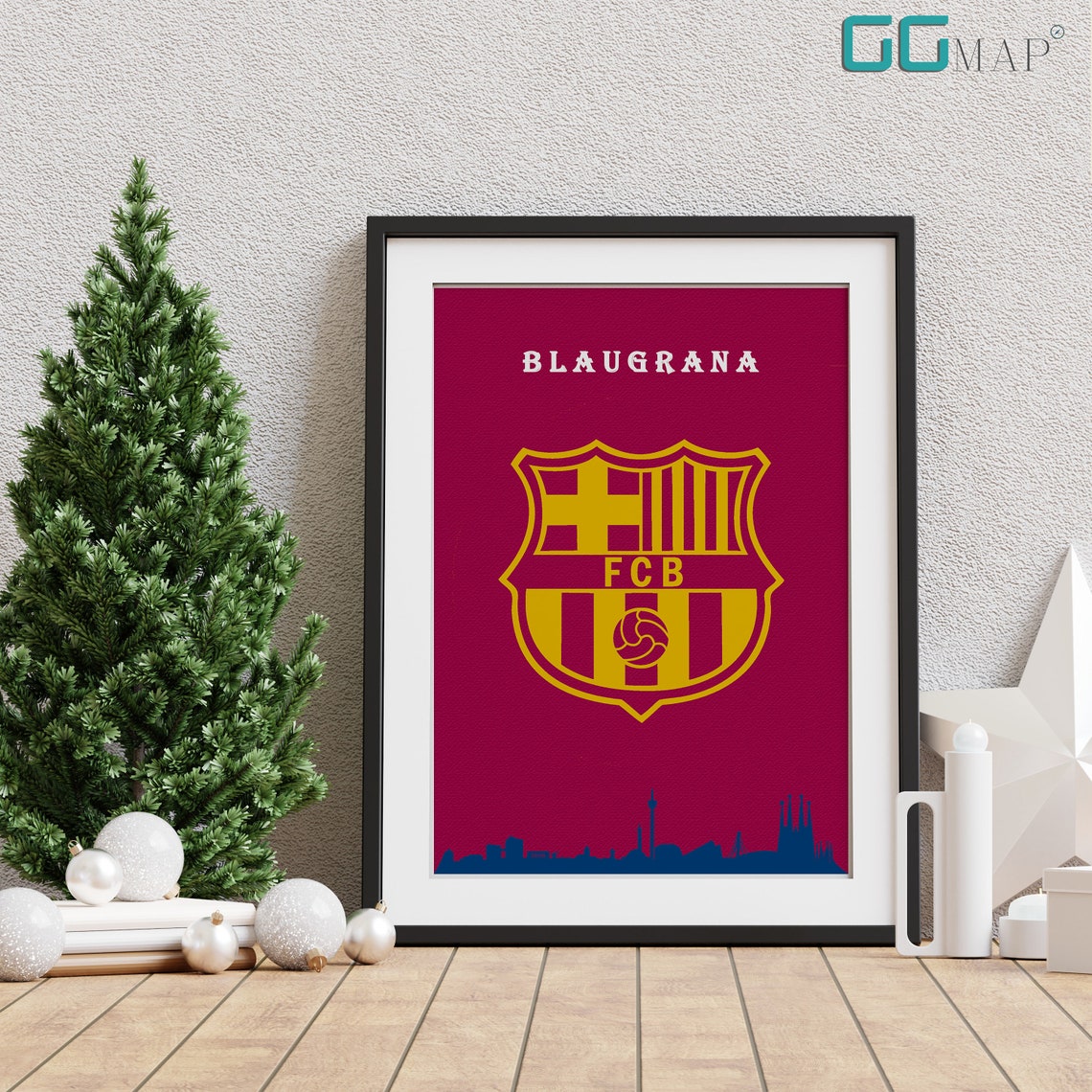 BARCELONA Skyline Poster Barcelona Print Home Decor Barcelona Wall ...