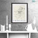 City Map of TREBINJE Home Decor Wall Decor Office Map Travel Map Print ...