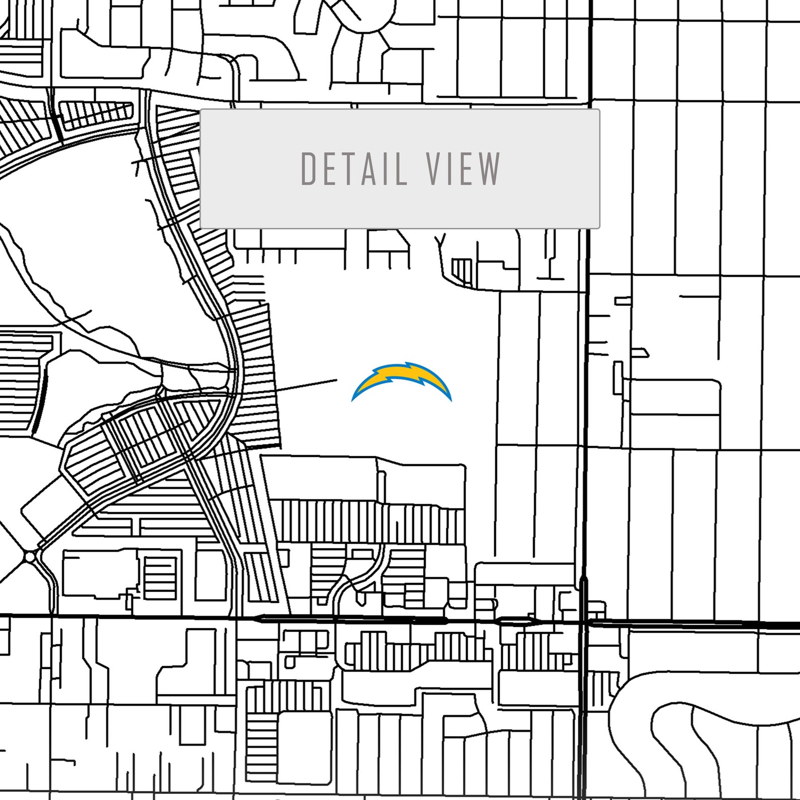 City map of LOS ANGELES Sofi Stadium poster Home Decor Los | Etsy
