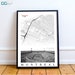 City Map of MONTREAL IGA Stadium IGA Stadium Gift Montreal Wall Decor ...