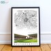 City Map of WOLVERHAMPTON Stadion Molineux Home Decor - Etsy