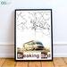 BREAKING BAD Map of Albuquerque Breaking Bad Gift Breaking Bad Poster ...