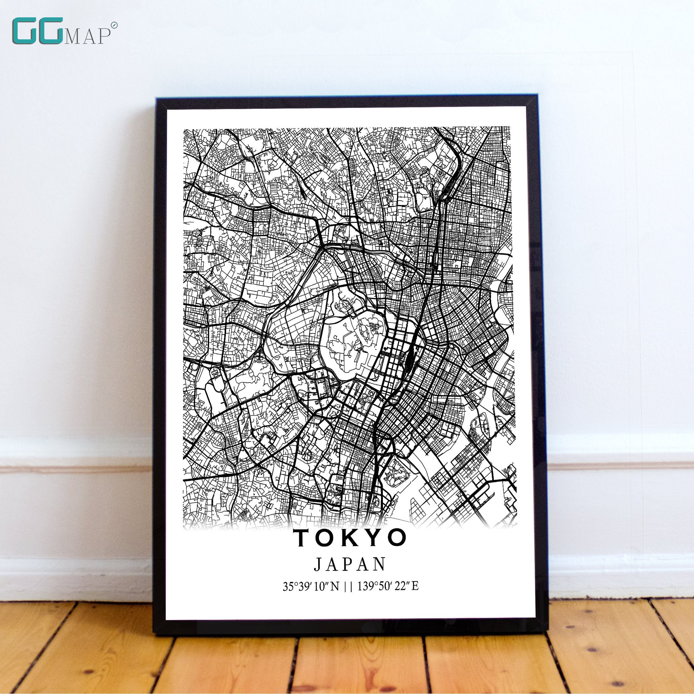 City Map of TOKYO Home Decor Wall Decor Office Map - Etsy