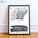 City Map of MILWAUKEE Fiserv Forum Home Decor Milwaukee Fiserv Forum ...