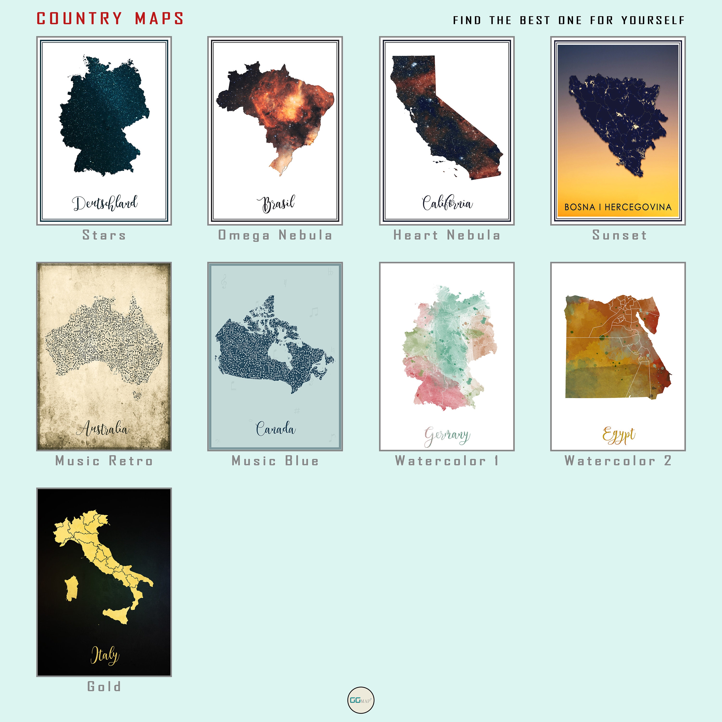 PANAMA Map Panama Gold Map Travel Poster Home Decor - Etsy