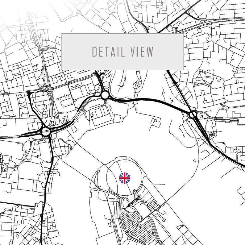 City Map of LONDON O2 Arena O2 Arena Wall Decor O2 Arena - Etsy