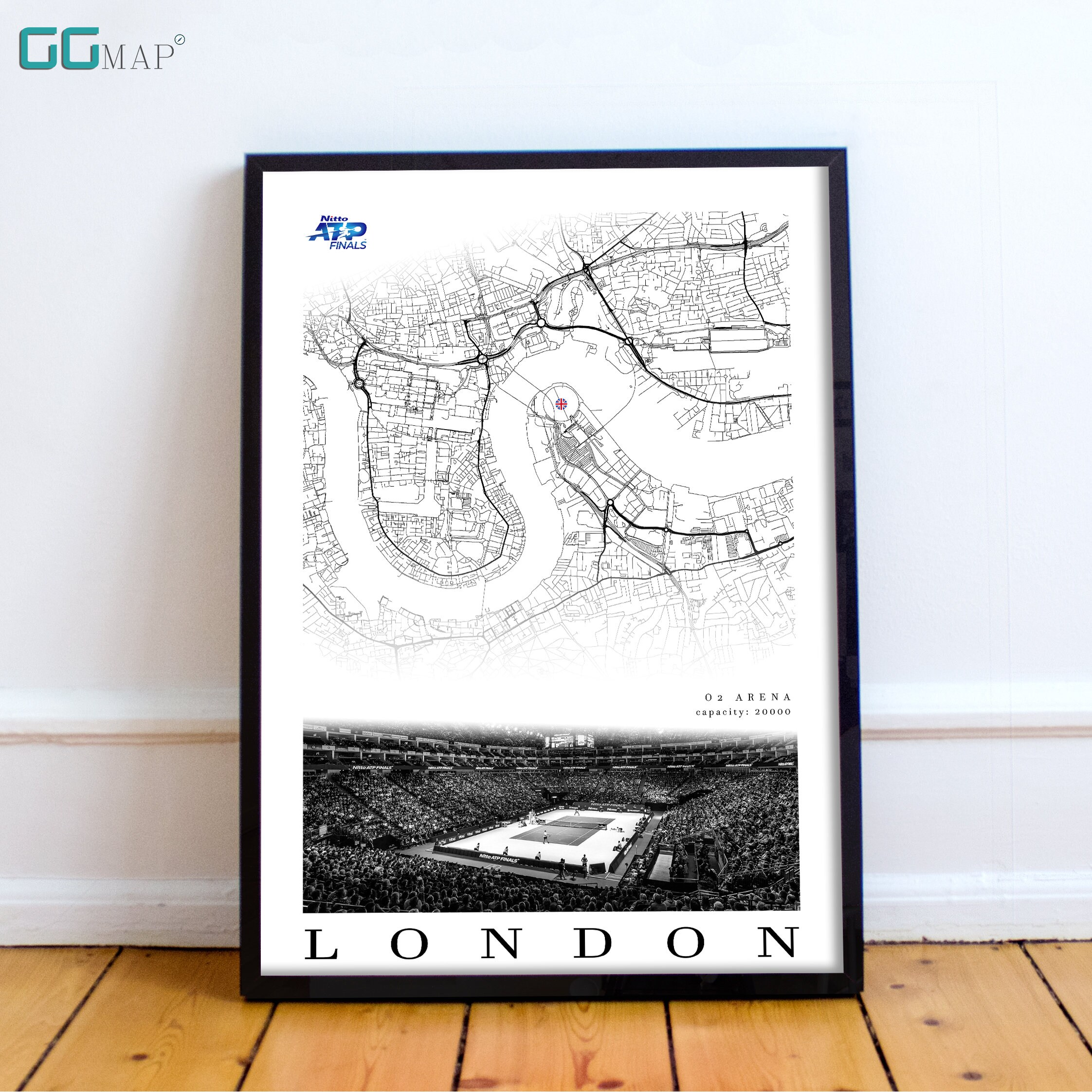 City Map of LONDON O2 Arena O2 Arena Wall Decor O2 Arena - Etsy