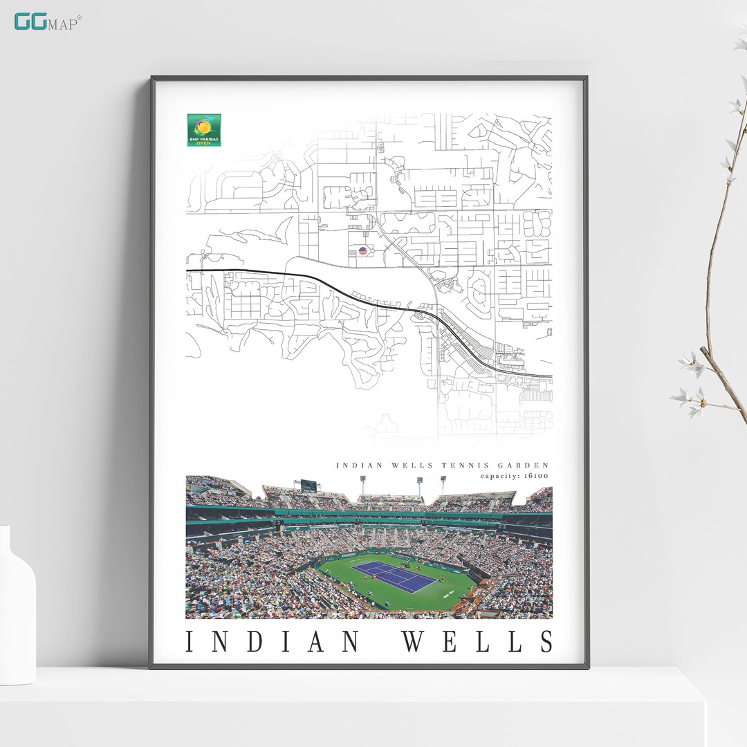 City Map of INDIAN WELLS - Tennis Garden - Home Decor Indian Wells ...