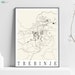 City Map of TREBINJE Home Decor Wall Decor Office Map Travel Map Print ...