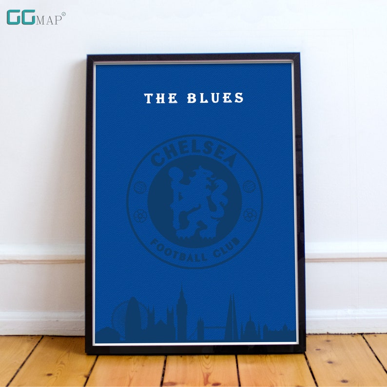 CHELSEA Skyline Poster Chelsea Print Home Decor Chelsea Wall Decor ...