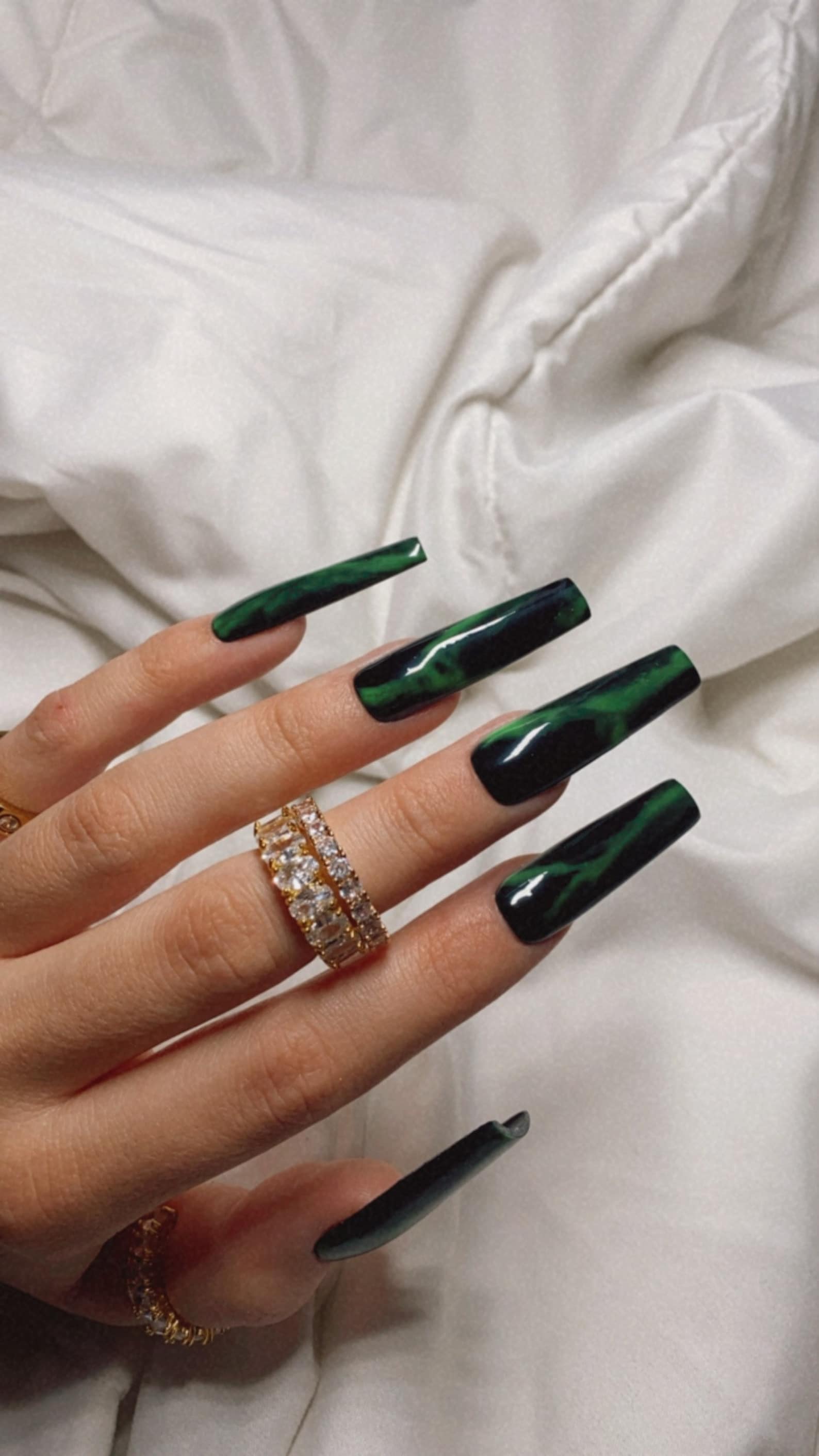 Shego Press on Nail Set - Etsy