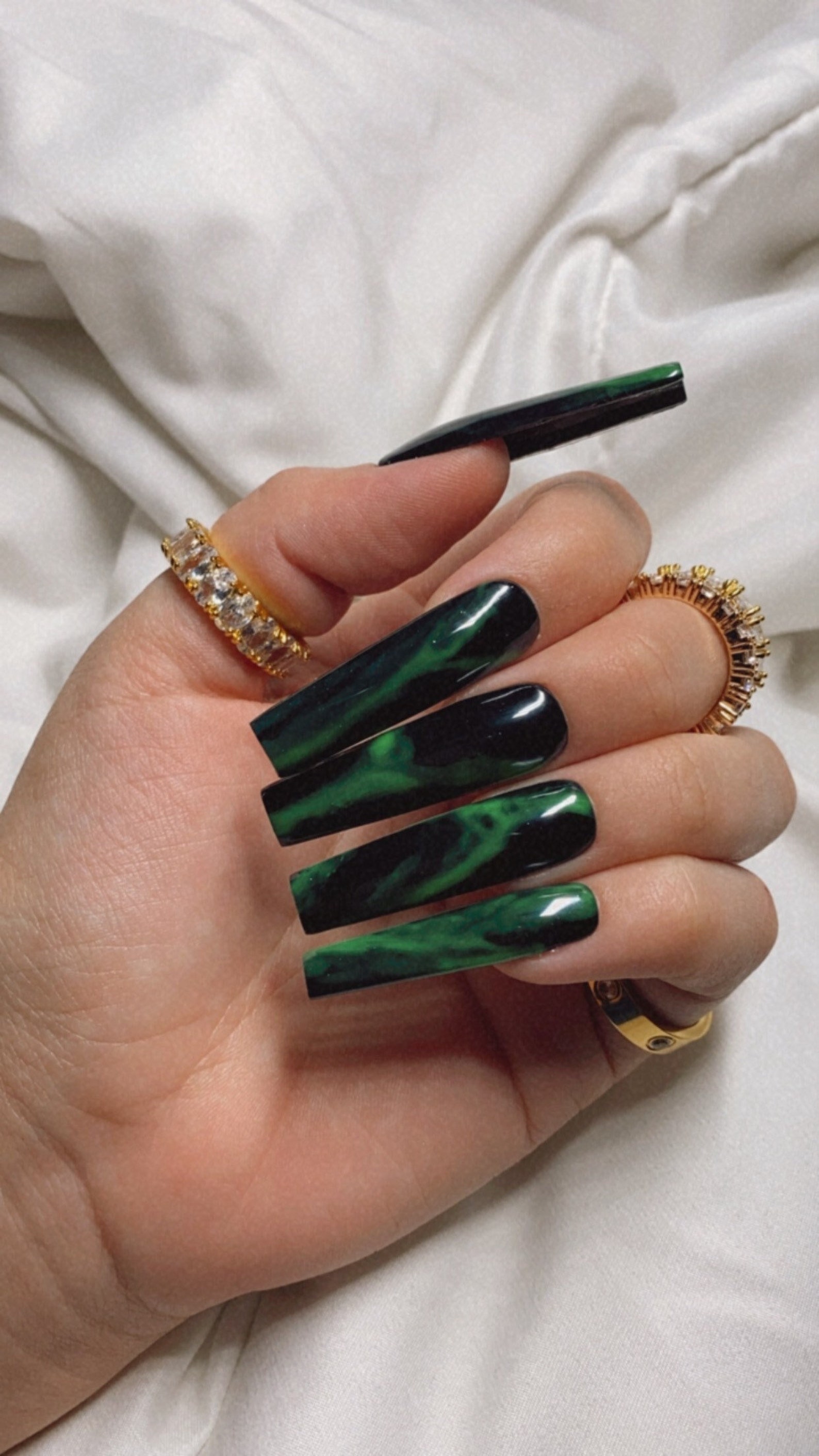 Shego Press on Nail Set - Etsy