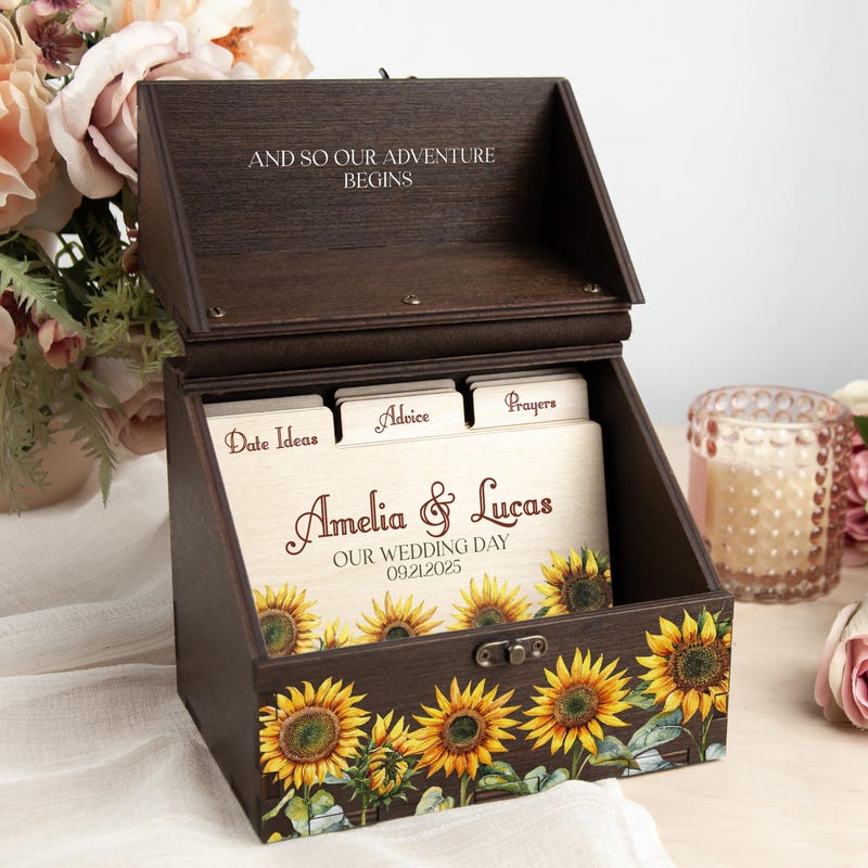 Sunflower Guest Book - Etsy