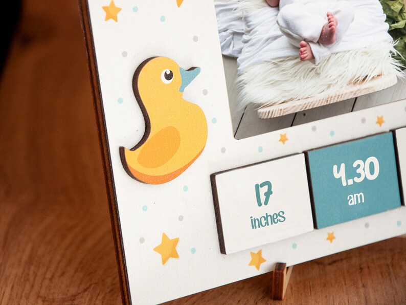 Baby Picture Frame New Mom Gift Custom Photo Frame New Baby | Etsy