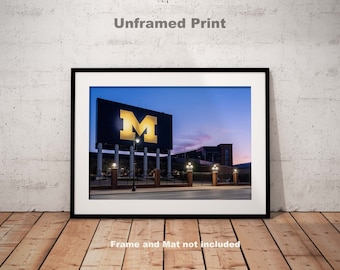 Michigan Block Print - Etsy