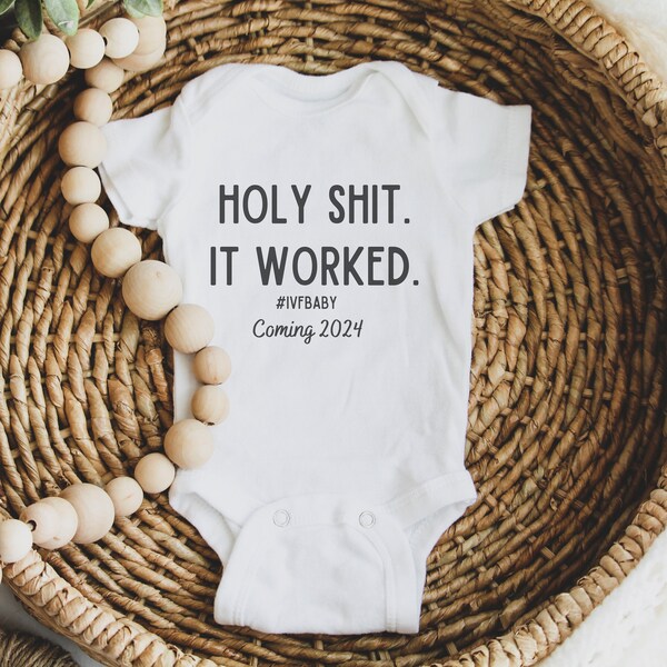 Ivf Baby Announcement - Etsy