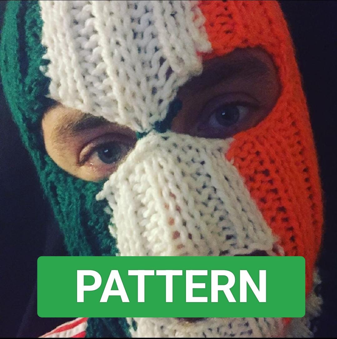 Knitting Pattern - Official Kneecap Balaclava - Etsy