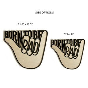 Born to Be Rad Sign Nursery Sign Boys Room Decor Born to Be Rad Decor ...