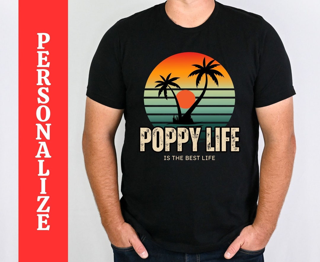 POPPY Life, Poppy Shirt, Custom Poppy, Custom Poppy Shirt, Poppy ...