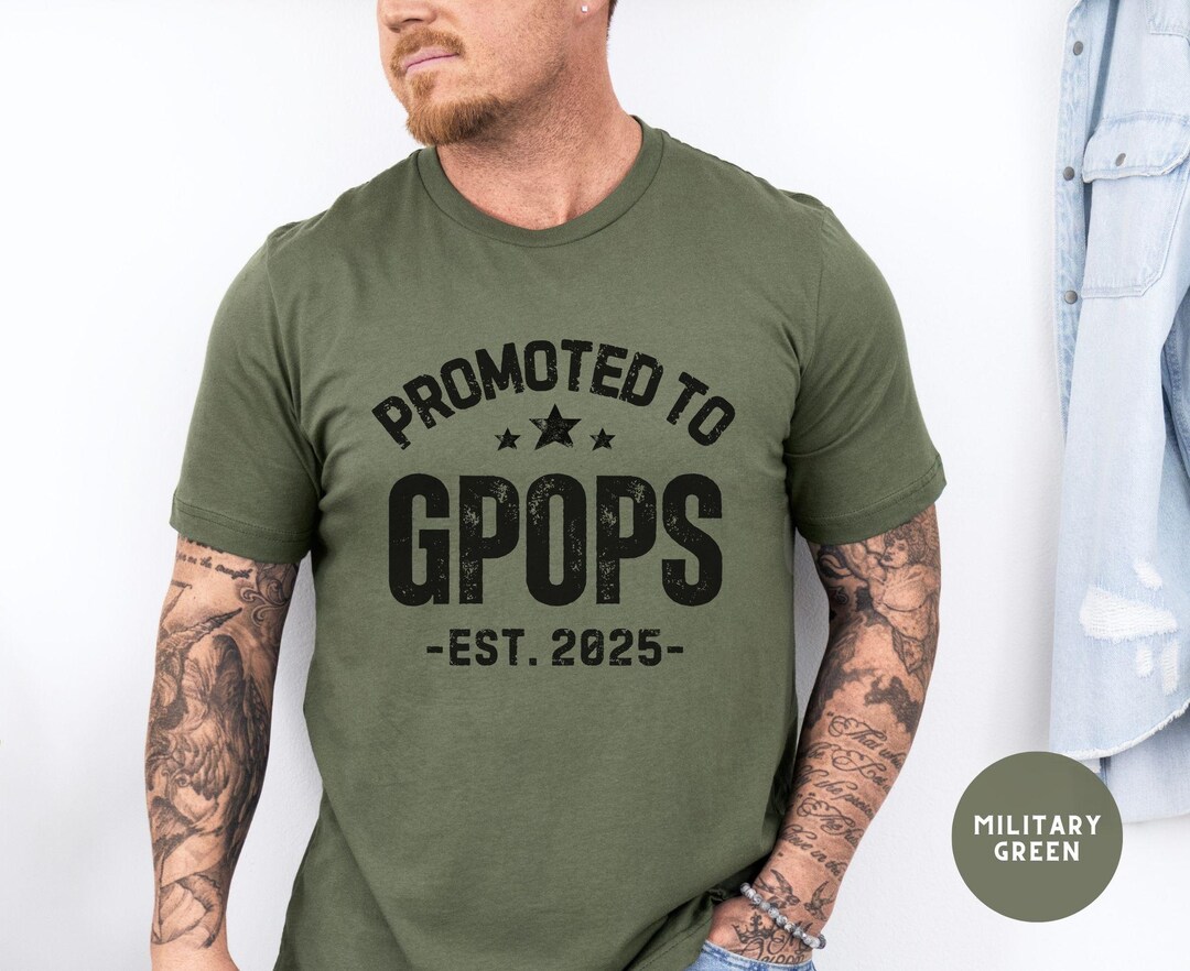 Promoted to Gpops 2025, Gpops 2025, Personalized Gpops Shirt, Gpops Gift, Gpops Birthday Gift ...