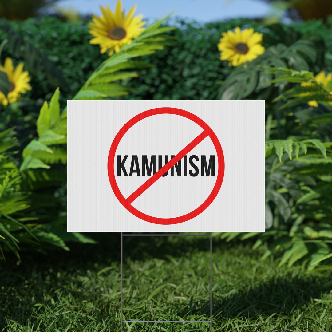 Stop Kamunism Yard Sign, Stop Kamunism 2024, Anti-kamala Yard Sign ...