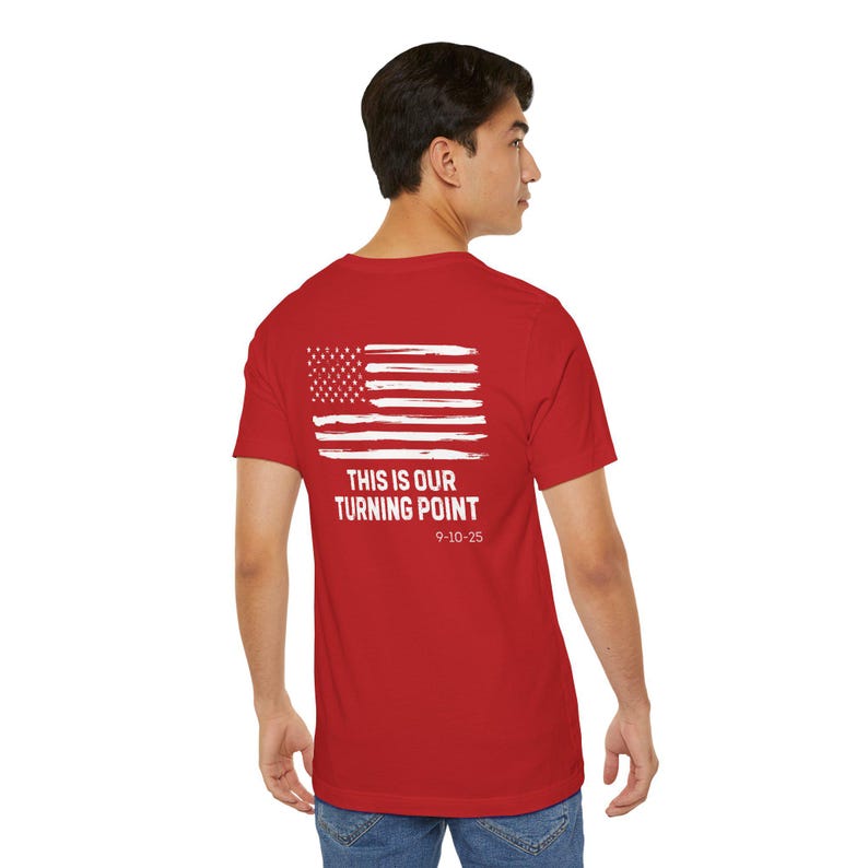 Charlie Kirk Freedom This is Our Turning Point, Front and Back Design - Etsy